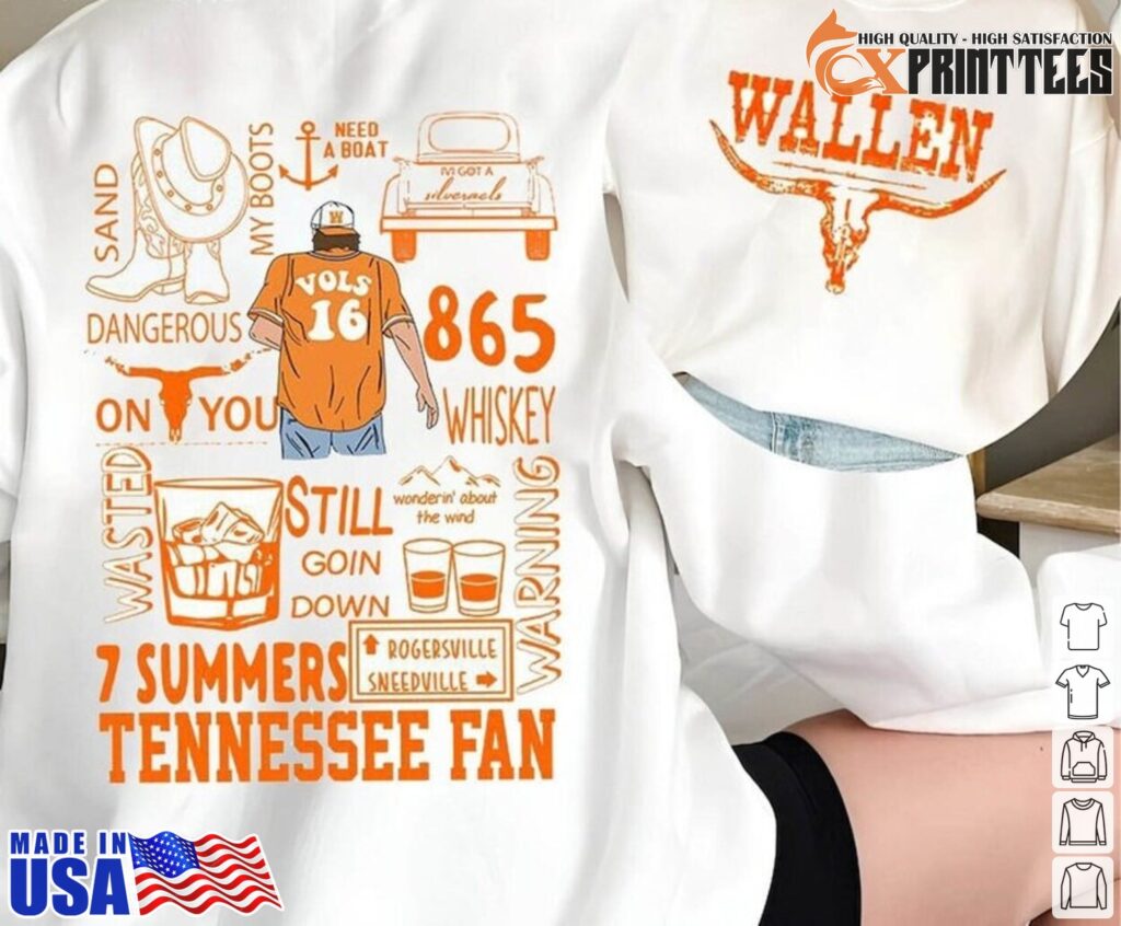 Morgan Wallen Western Bullhead, Cowboys & Country Music Crewneck ...