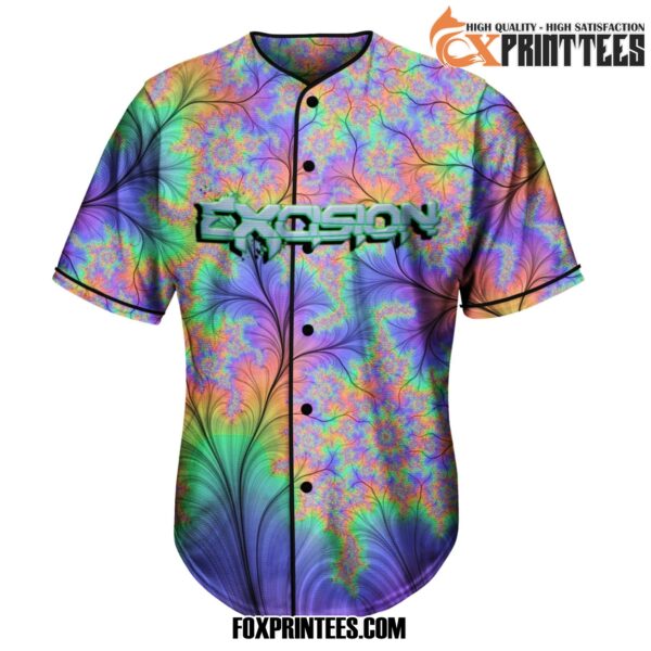 Excision Dinosaur Rawr Trippy Baseball Jersey For EDM Festivals | Fox ...