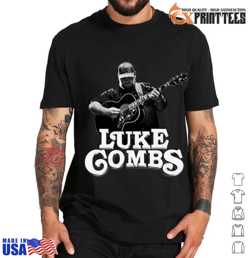 Est 1990 Luke Combs Merch, 2024 Country Music Shirts | Fox Print Tees