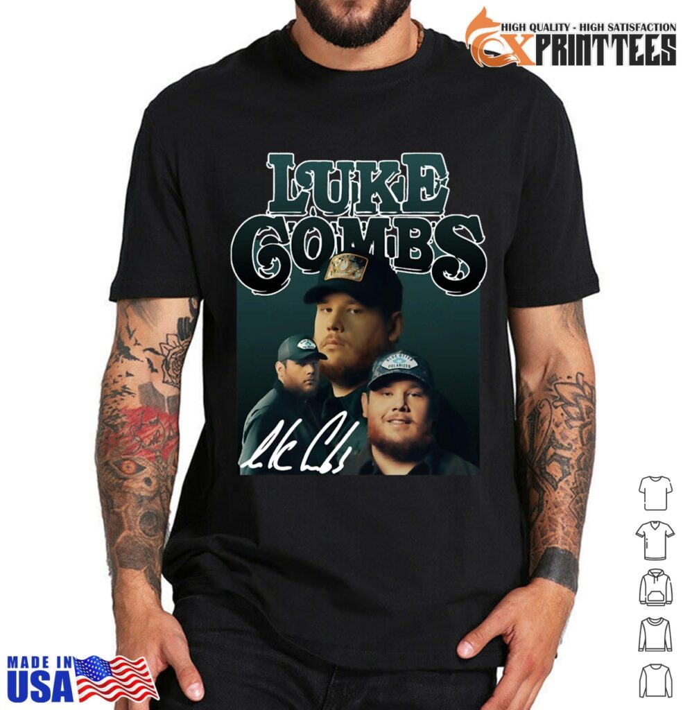 Luke Combs Signature Vintage Shirt, Country Music Gift Ideas | Fox ...