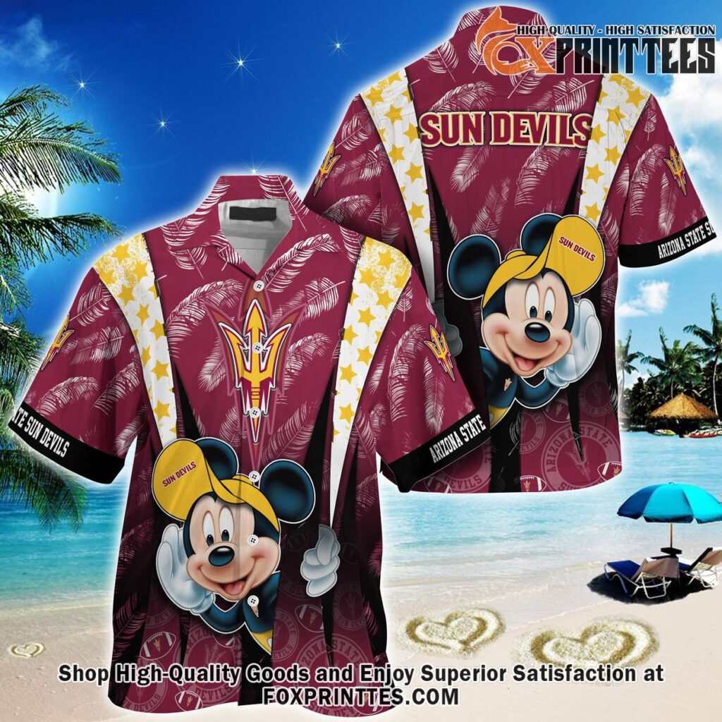 Arizona State Sun Devils Mickey Mouse Hawaii Shirt, Best Gifts For ...