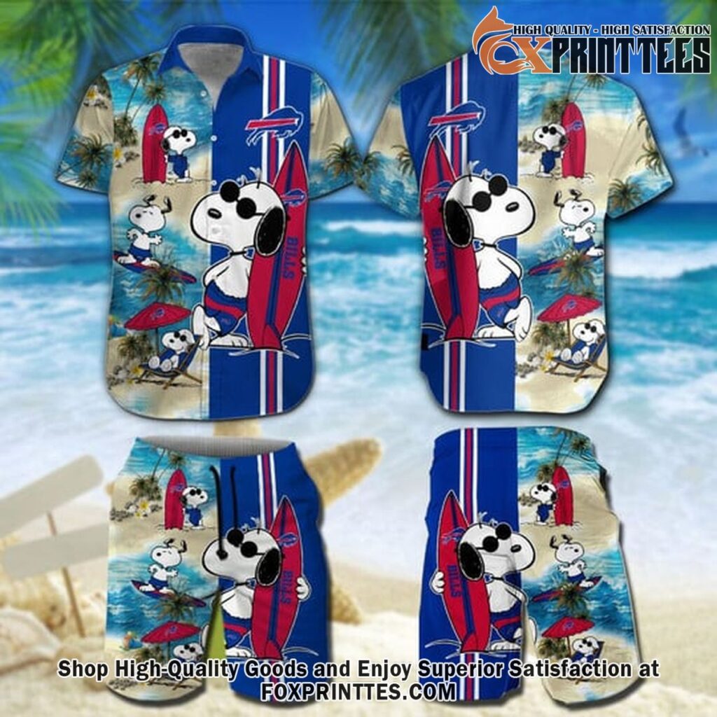 Buffalo Bills Funny Snoopy Hawaiian Surfing Shirt, Gifts For Summer ...