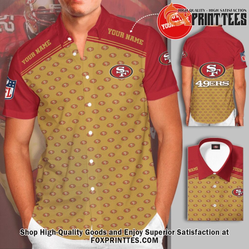 Personalized San Francisco 49ers NFL Team Logo Hawaiian Shirt, Gifts ...