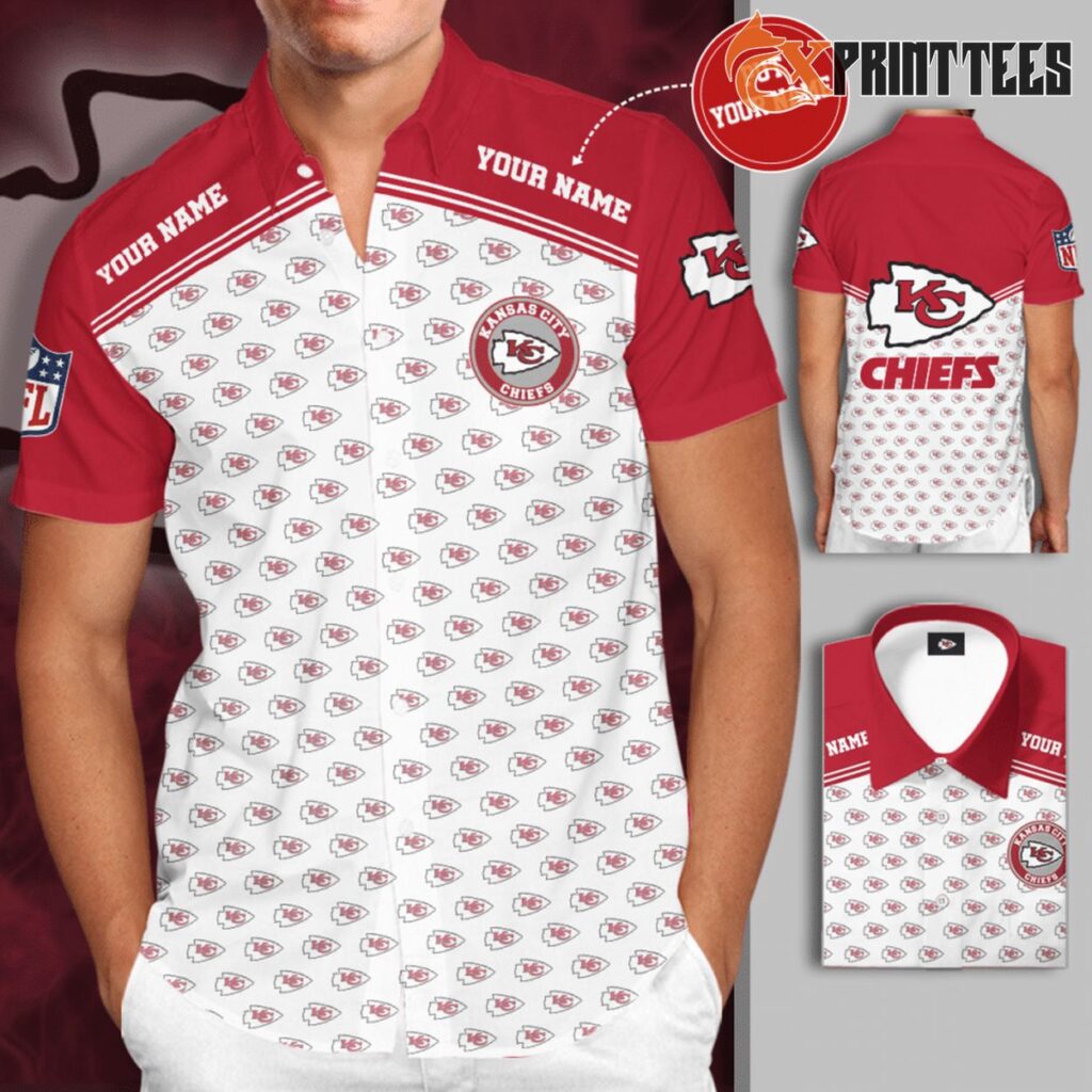 Kansas City Chiefs Super Bowl Custom Name Hawaiian Shirt, GIft For Mens ...