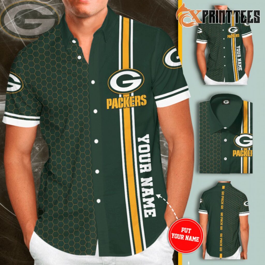 Green Bay Packers Logo Classic Hawaiian Shirt, Gifts for Cheesehead ...