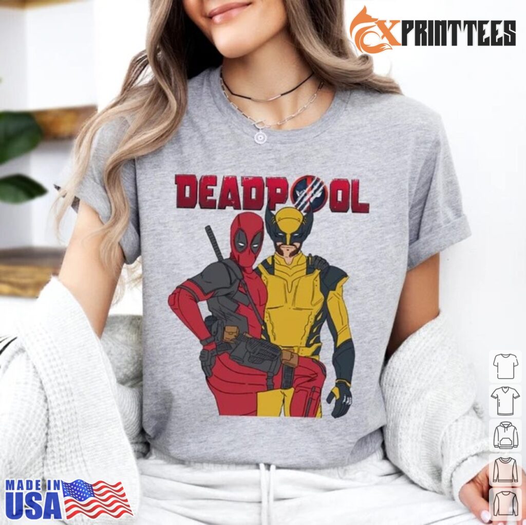 Deadpool 3 Funny Best Friend Hugh Jackman And Ryan Reynolds Signature T ...