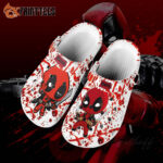 Deadpool Movie Chibi Funny Crocs, Best Gifts For Fans | Fox Print Tees