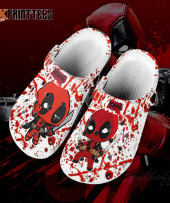 Deadpool Movie Chibi Funny Crocs, Best Gifts For Fans | Fox Print Tees