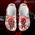 Deadpool Movie Chibi Funny Crocs, Best Gifts For Fans | Fox Print Tees