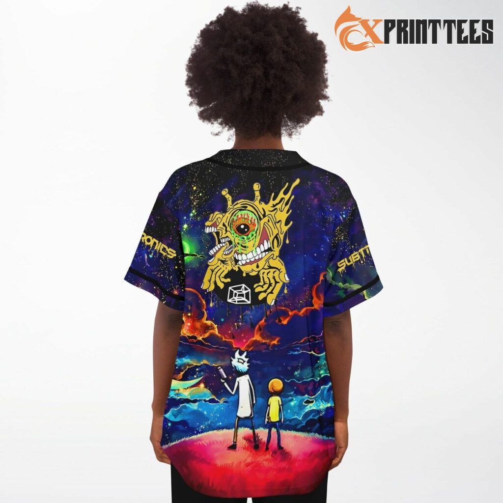 Rick and Morty Wubba Lubba Dub Dub Rave Bonfire Baseball Jersey, Gift ...