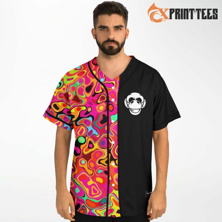 Zomboy Logo Ultimate Trippy Split Rave Jersey For EDM festivals | Fox ...