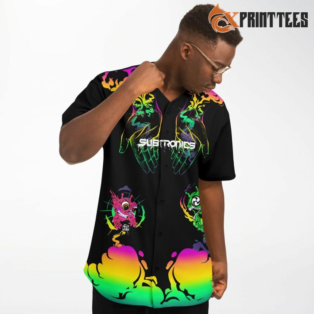 Cyclops Subtronics Army Trippy Acid Psychedelic Baseball Jersey, Gift ...