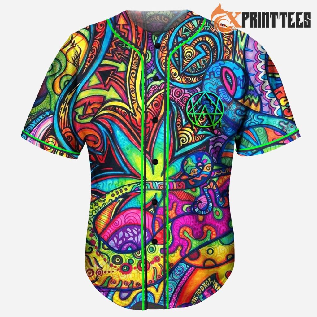 Alison Wonderland Blue Sublimated Baseball Jersey For EDM Festivals ...