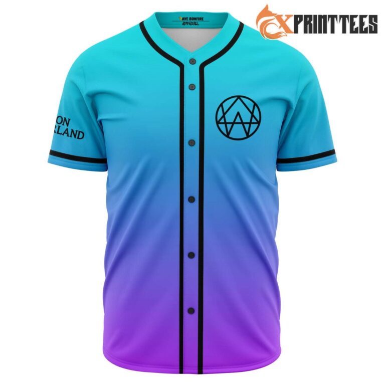 Alison Wonderland Blue Sublimated Baseball Jersey For EDM Festivals ...