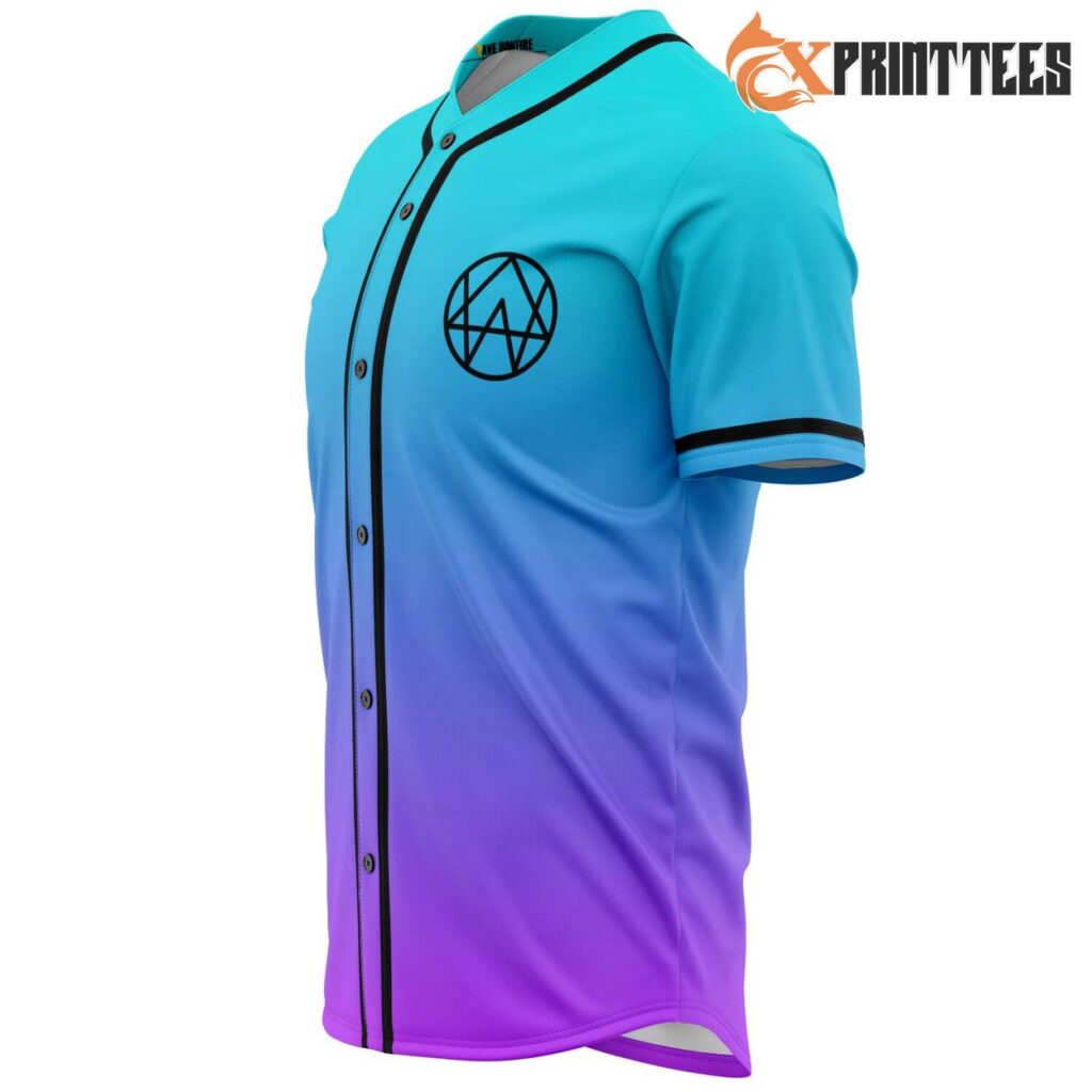 Alison Wonderland Blue Sublimated Baseball Jersey For EDM Festivals ...