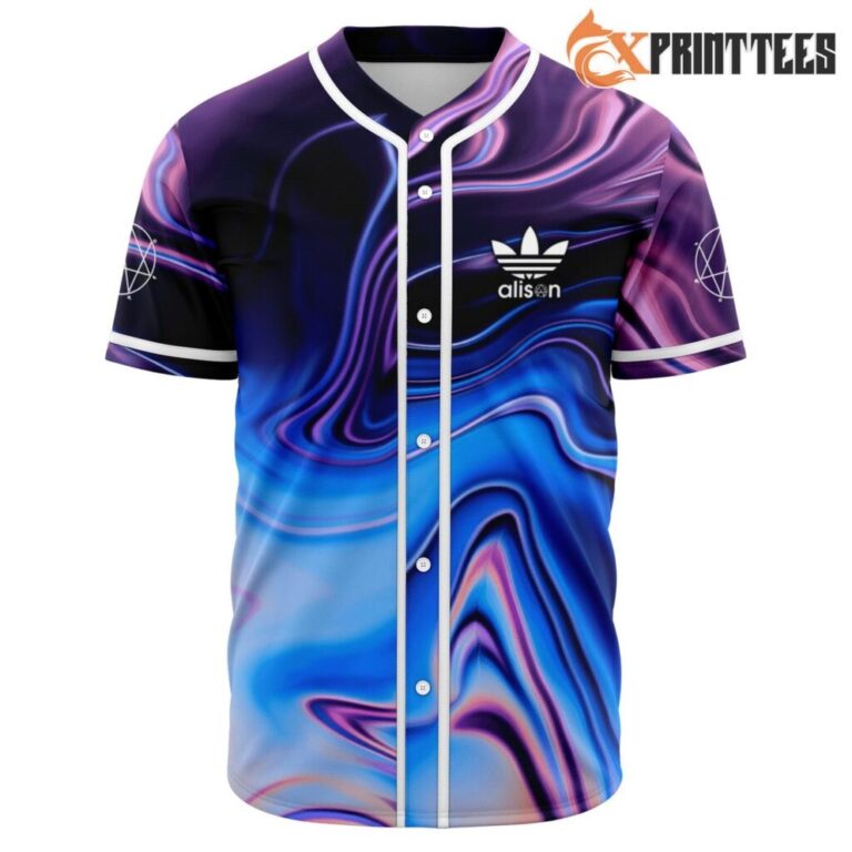 Alison Wonderland Blue Sublimated Baseball Jersey For EDM Festivals ...