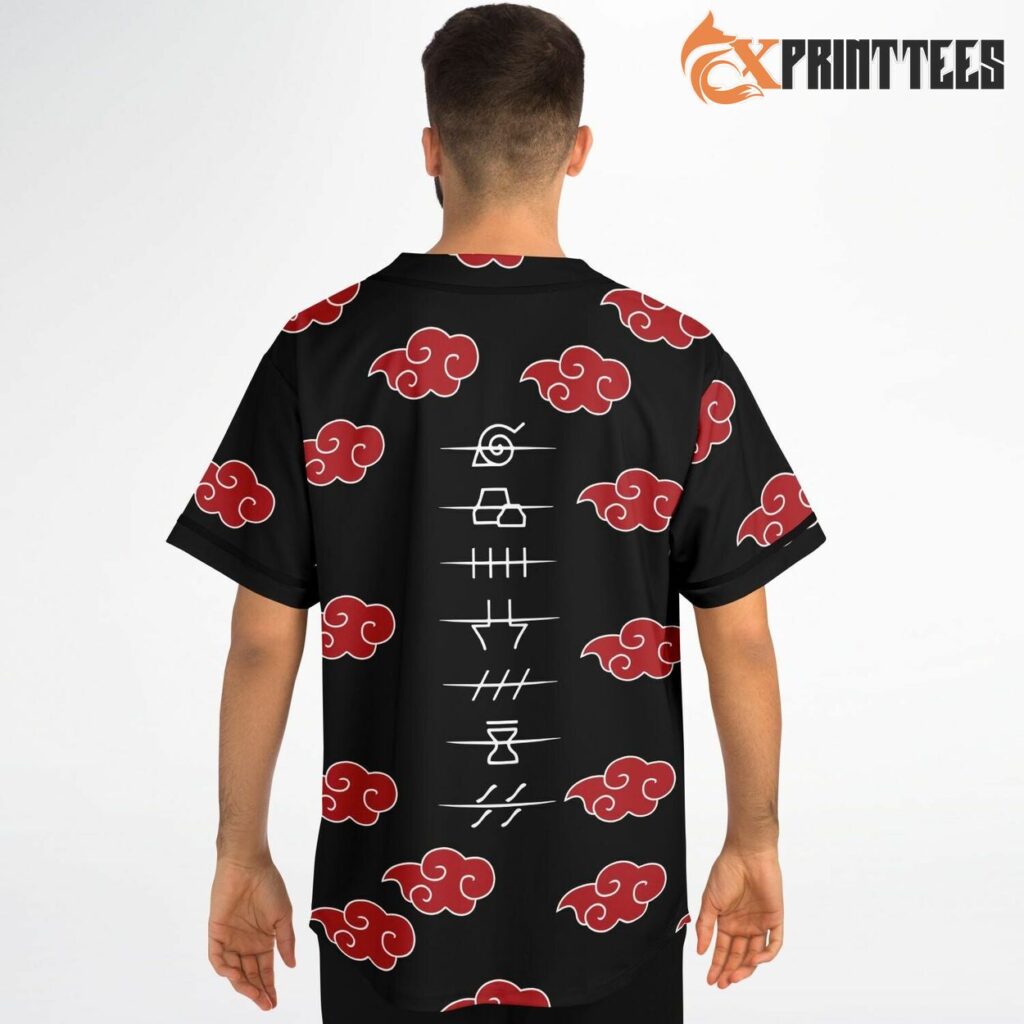 Akatsuki Bloody Cloud Baseball Jersey | Fox Print Tees