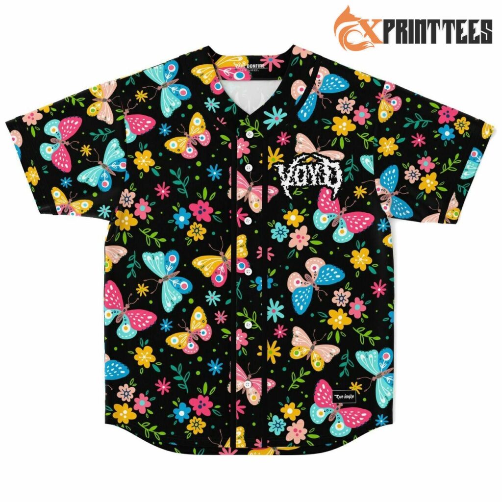 Voyd DJ Colorful Butterflies Customize MLB Jerseys, Gift For EDM Lovers ...