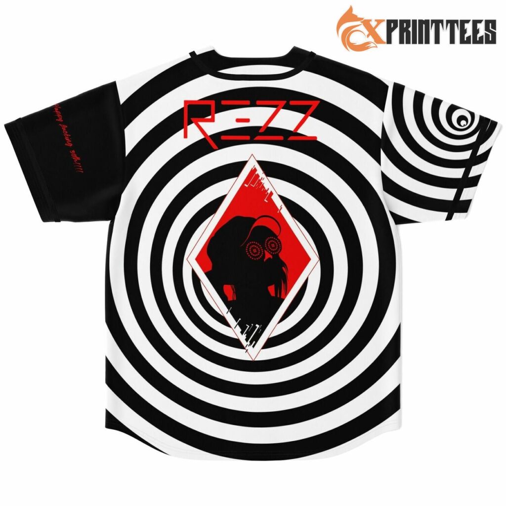Custom Rezz Logo With Black And White Jersey, Cool Gift For EDM Lovers ...