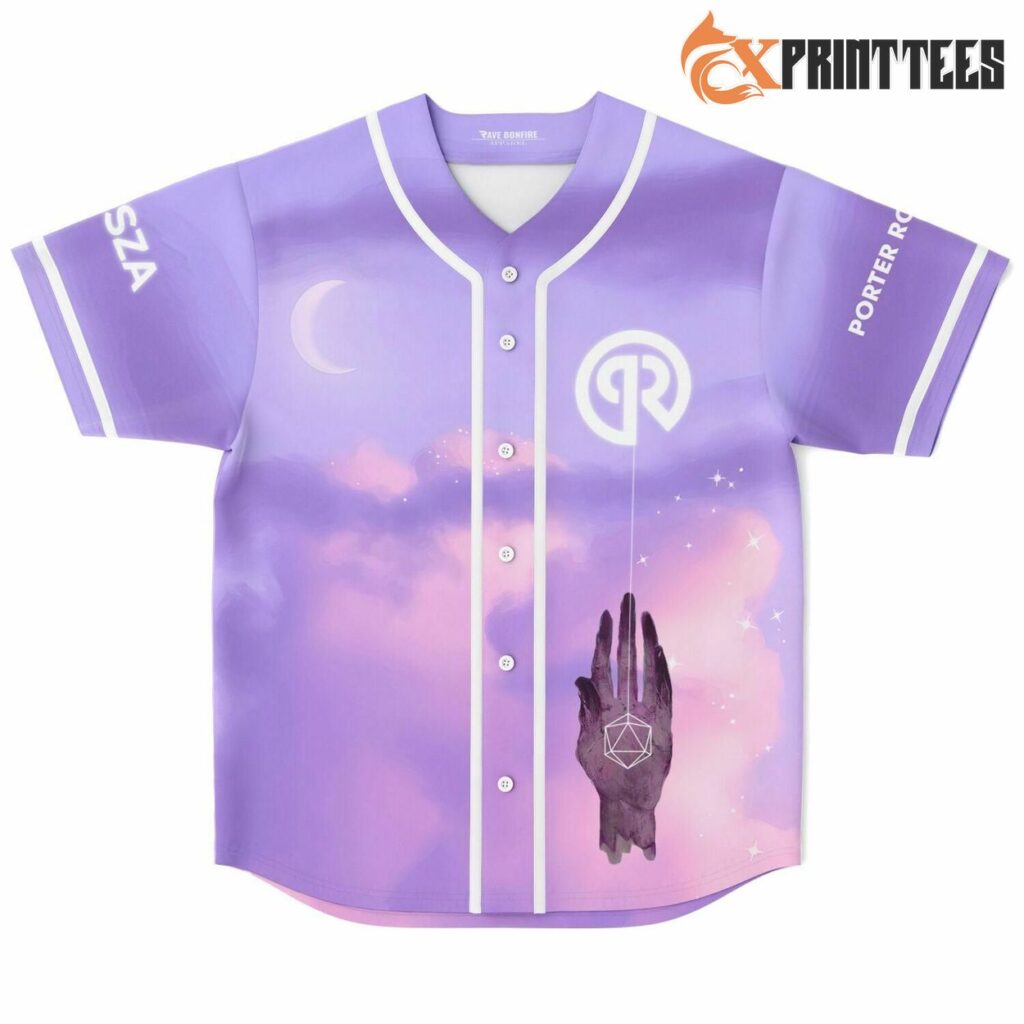 Porter Robinson Logo Custom Purple Baseball Jersey, Best Choice For EDM ...