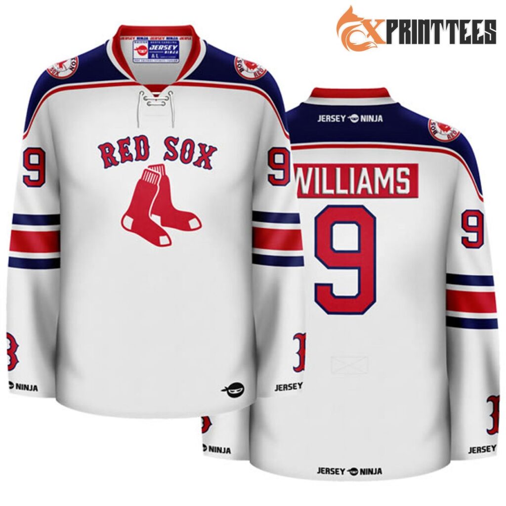 Get Your Boston Red Sox Ted Williams Crossover Hockey Jersey