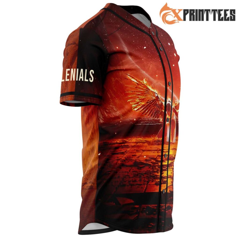 Illenium Red Jersey Custom Burning Phoenix, Best Outfits For EDM ...