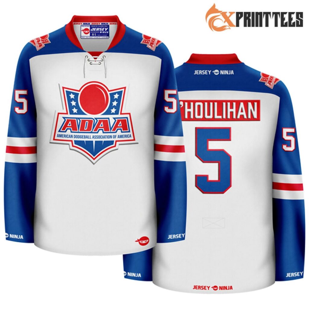 Exclusive Dodgeball Association America Team Hockey Jersey