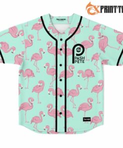 Flamingo Background Pash Pete Jersey, Perfect Gifts For Music Lover | Fox Print Tees