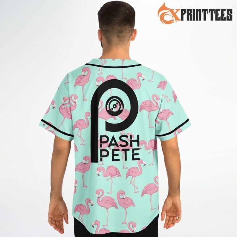 Flamingo Background Pash Pete Jersey, Perfect Gifts For Music Lover | Fox Print Tees