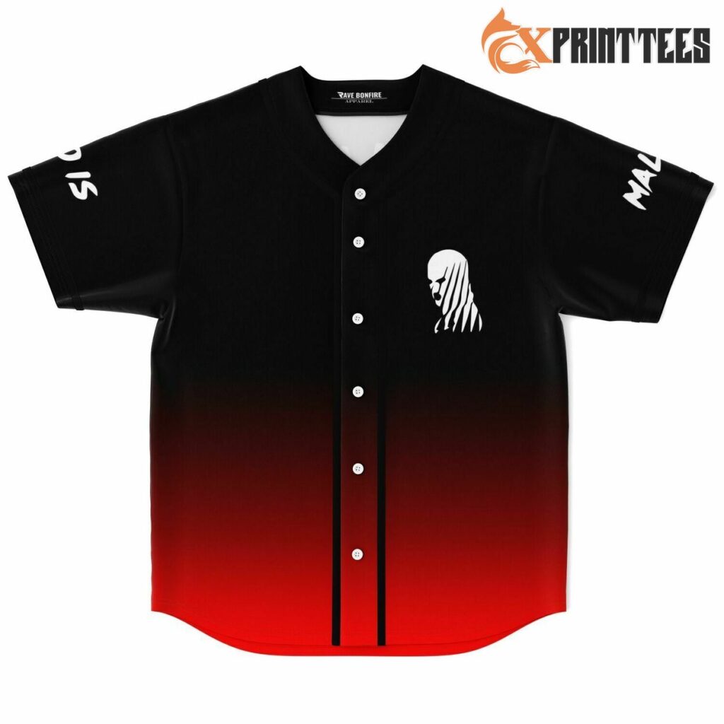 Malaa Nation Red Sublimated Christopher Custom Jersey,Cool Outfits For ...