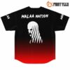 Malaa Nation Red Sublimated Christopher Custom Jersey,Cool Outfits For ...