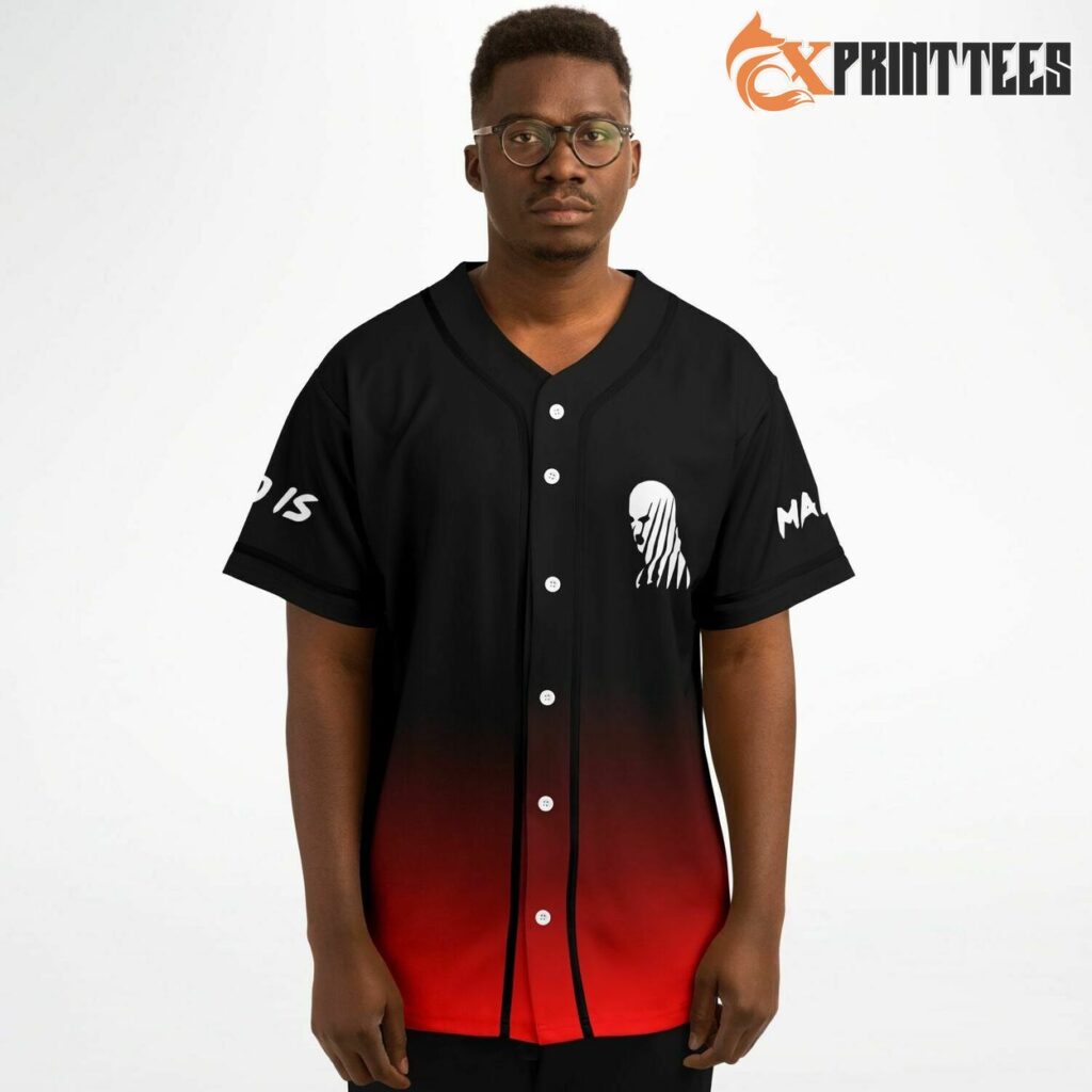 Malaa Nation Red Sublimated Christopher Custom Jersey,Cool Outfits For ...
