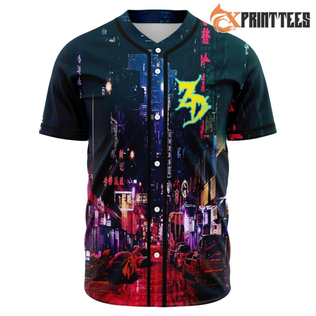 Cyberpunk 2077 City Night Customize Jersey, Best Outfit For Fan Anime ...