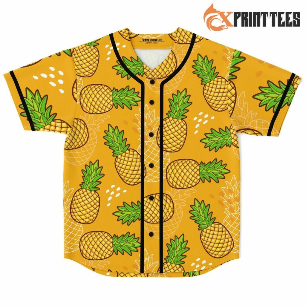 Pineapple Rick Customize Yellow Jersey,Perfect Gifts For Fans | Fox ...