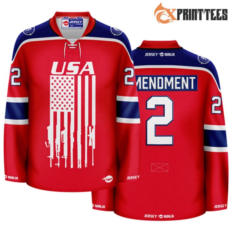 Pop Culture 2A Red Blue Hockey Jersey - Top Gift for Pop