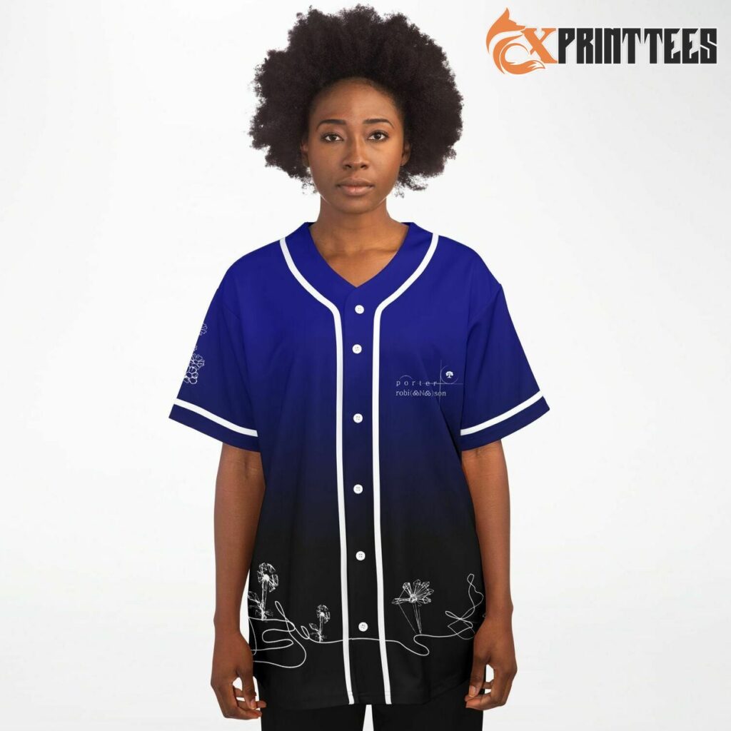 Porter Robinson Blue White Plain Jersey - High Quality - High Satisfaction