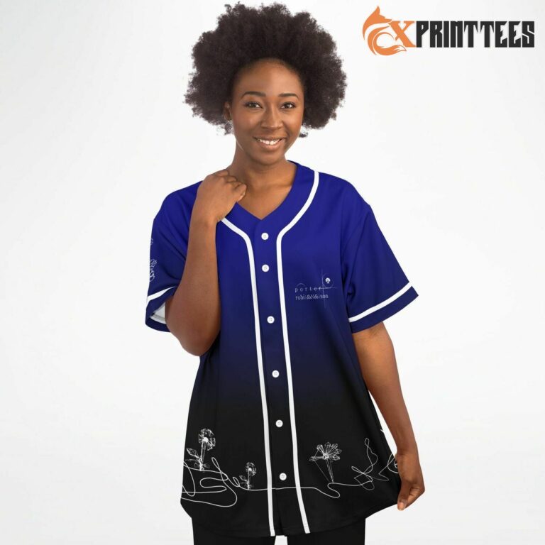 Porter Robinson Blue White Plain Jersey - High Quality - High Satisfaction