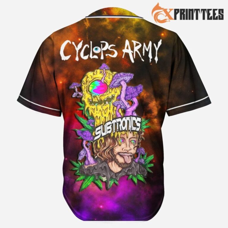 Subtronics DJ Trippy Cyclops Army Galaxy Jersey, Rave jersey Outfit ...