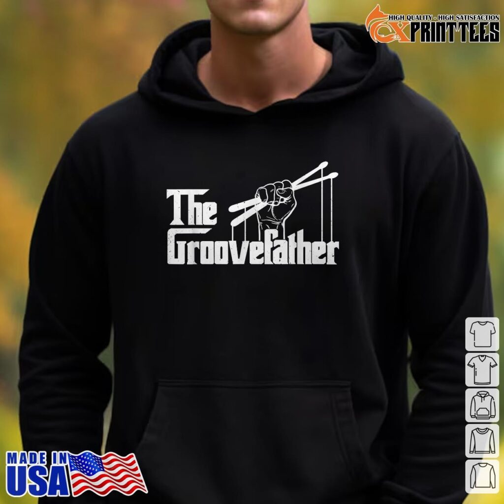 The GrooveFather Drummer Drummer Funny Dad Shirts | Fox Print Tees