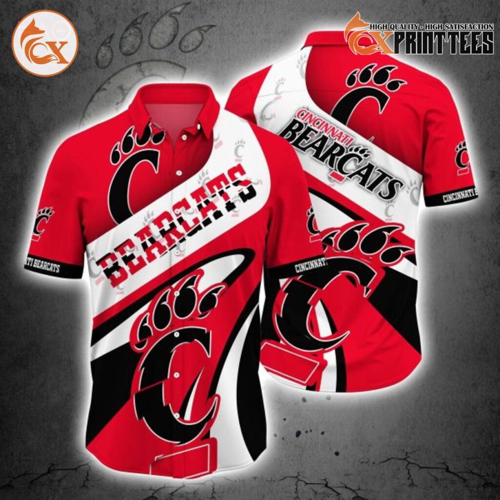 Bearcats Football Logo Custom Red Summer Shirt, Sports Gift Ideas | Fox ...