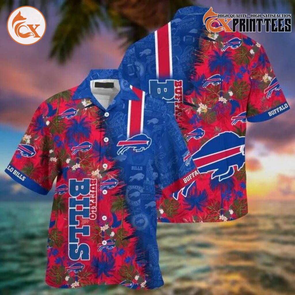 Buffalo Bills Logo Custom Vintage Hibicus Flowers Hawaii Shirt, Best ...