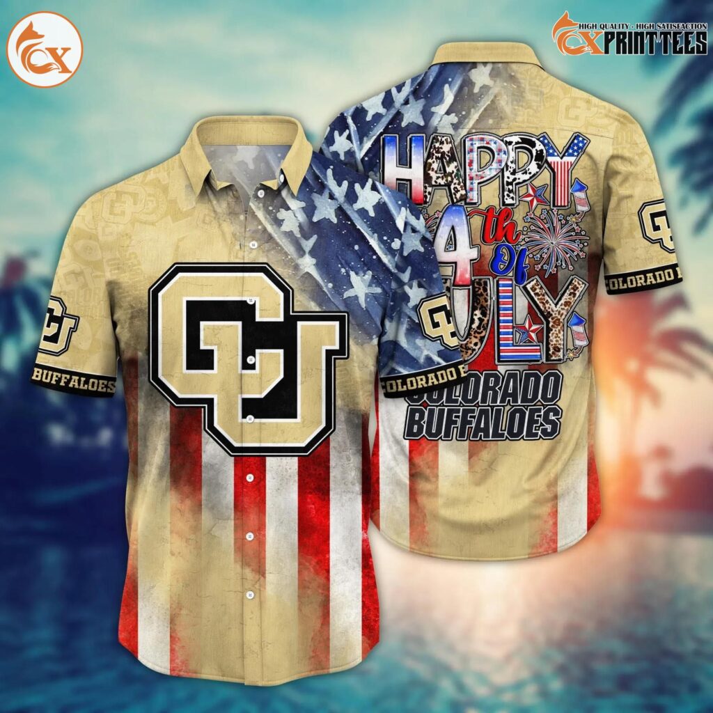 Colorado Buffaloes Logos Personalize America Flag Hawaii Shirt, Cool ...