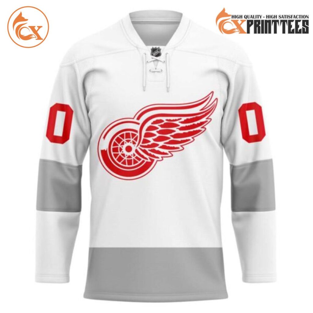 Exclusivity Detroit Red Wings Reverse Retro Hockey Jersey