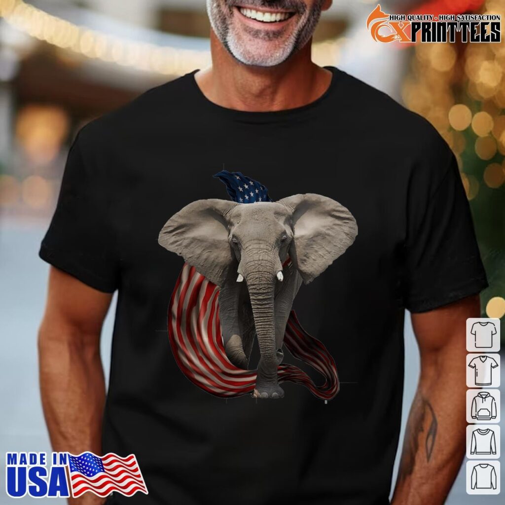 Elephant Cool And Freedom 4th July Shirt,New Gift For Summer | Fox ...