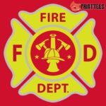 Unique Firefighter Logos: Turnout Gear Red Pop Inspirations