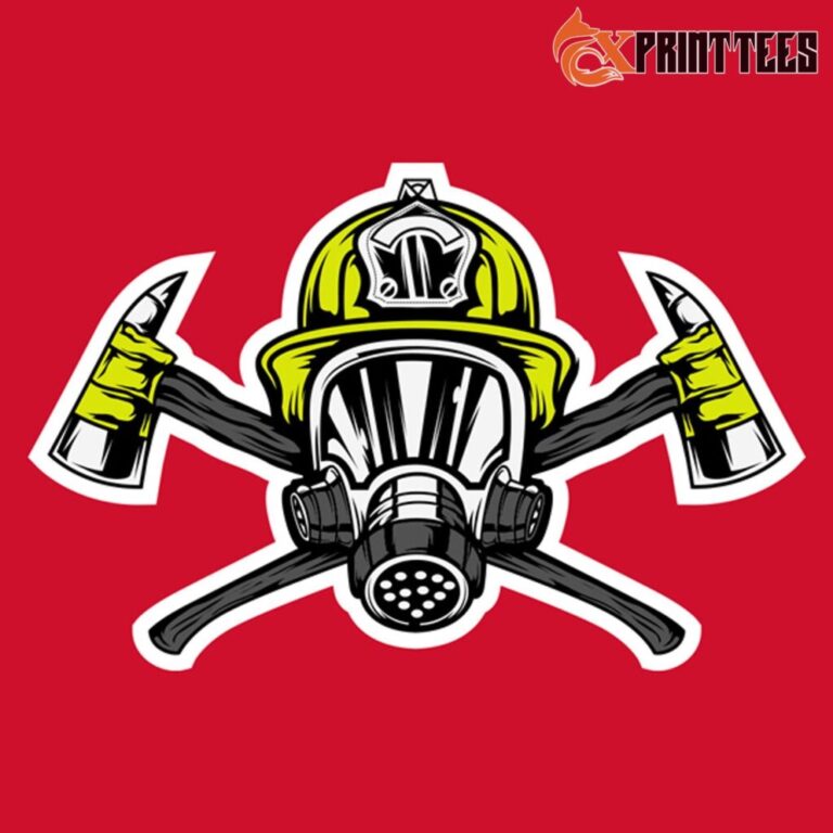 Unique Firefighter Logos: Turnout Gear Red Pop Inspirations