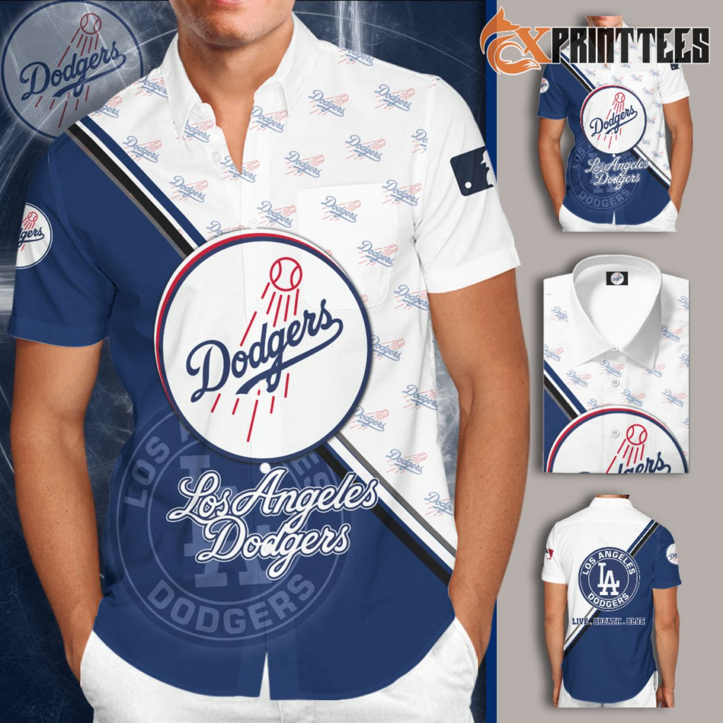 Los Angeles Dodgers Baseball Team Perfect For Hawaiian Shirt