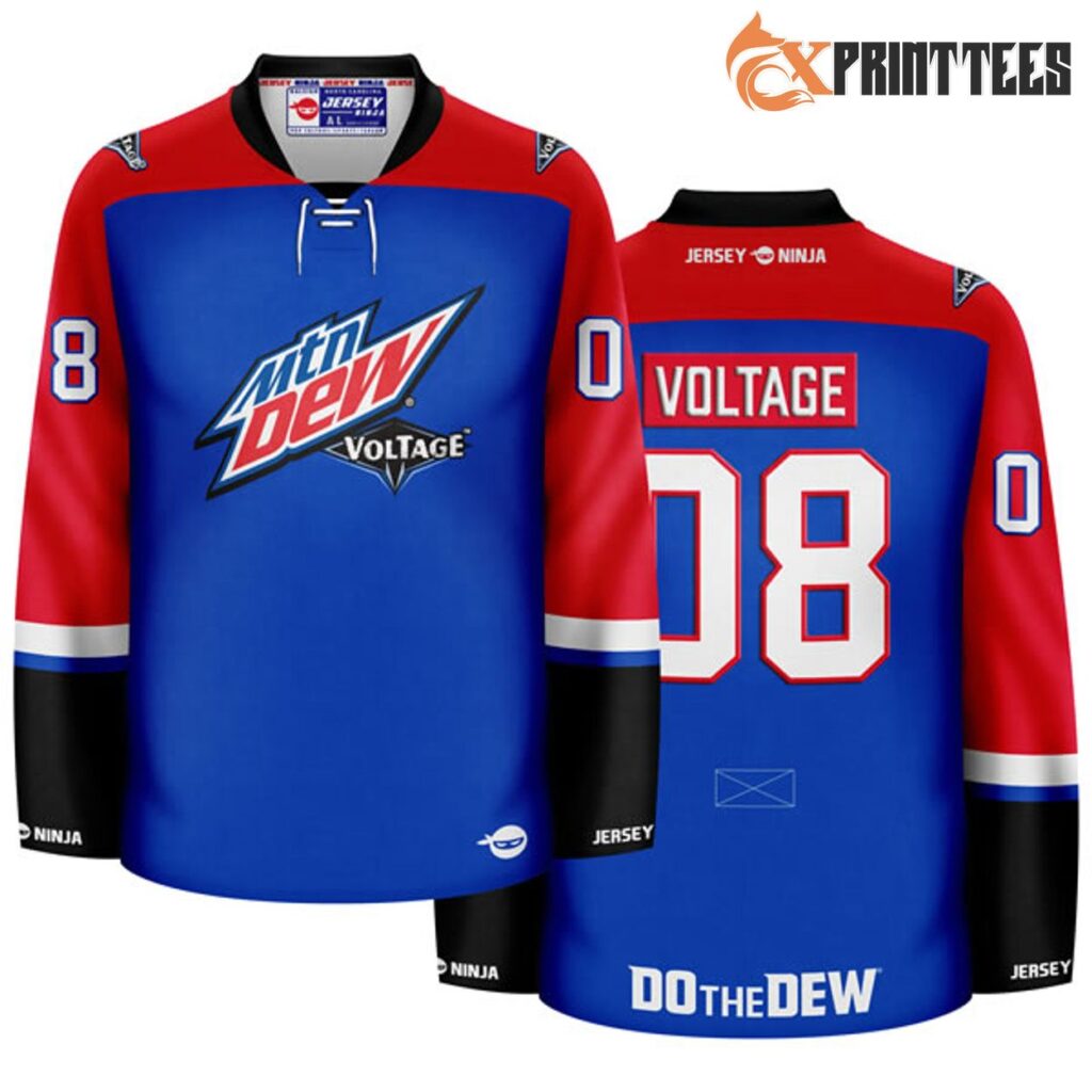 Shop Exclusive Mountain Dew Blue Voltage Hockey Jersey Gifts