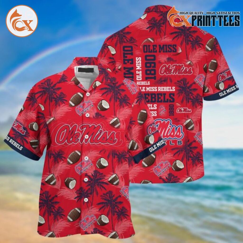 Unique Ole Miss Rebels Coconut Palm Tree Beach Shirt: Great Sports Fan ...