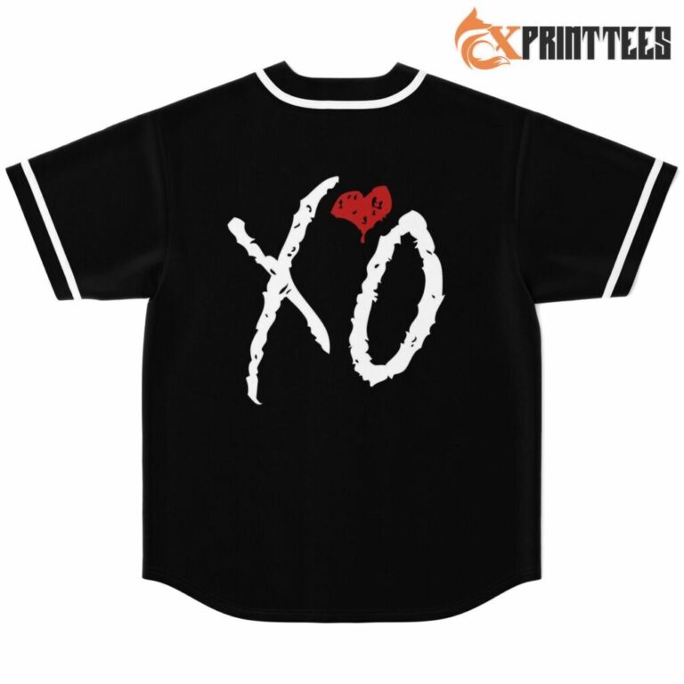 The Weeknd XO Symbol Black Jersey, Perfect Choice For EDM Events | Fox ...
